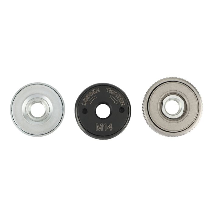 3 PCS Angle Grinder M14 Threaded Inner and Outer Flange Nut Set Quick ...