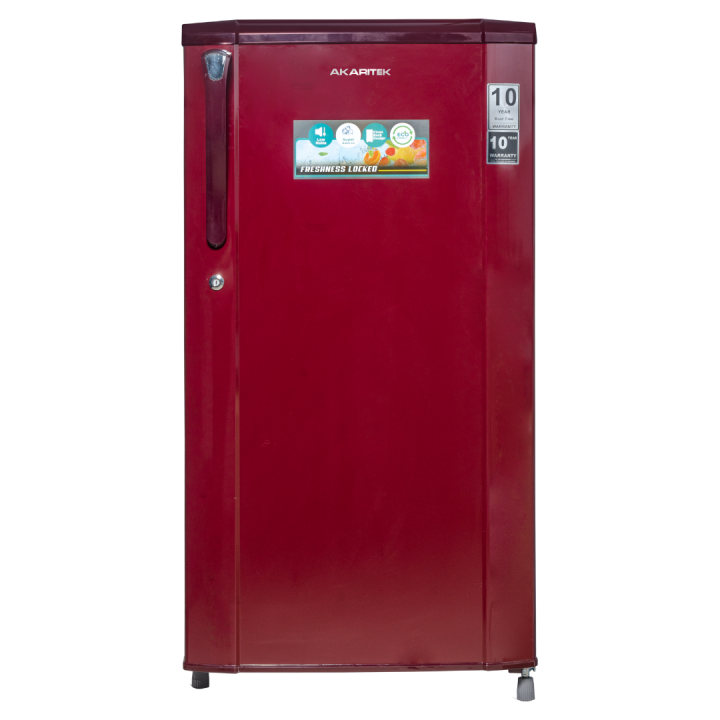 Akaritek 180 Litre Single Door Refrigerator in Burgundy Color AK-RS180BR - Big Digital | Daraz ...