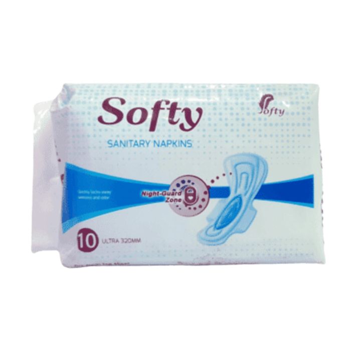 Softy Ultra Sanitary Pads Night Guard 10 Pads ( Pack Of 5 ) | Daraz.com.np