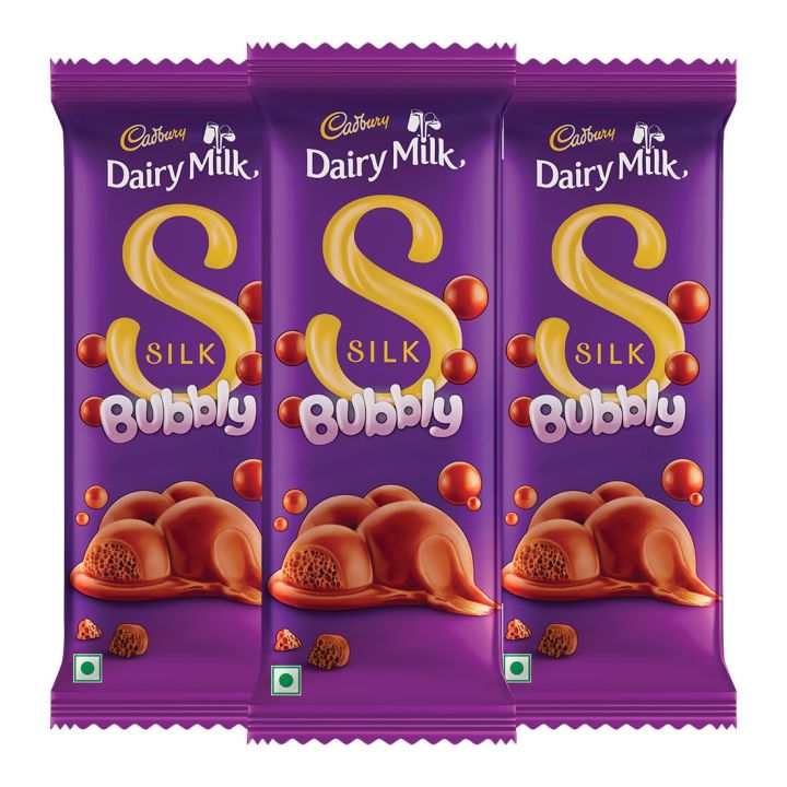 Cadbury Dairy Milk Silk Bubbly, 46g (Combo Pack of 3,6,8,10) | Daraz.com.np