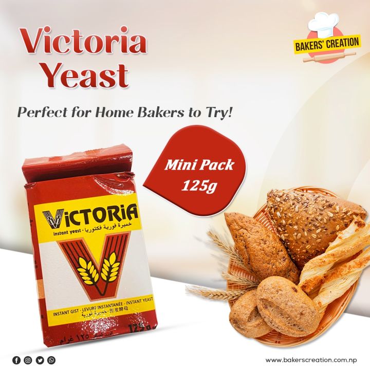 Bakers' Creation Victoria Instant Dry Yeast (For bread / Pizza / Bun ...
