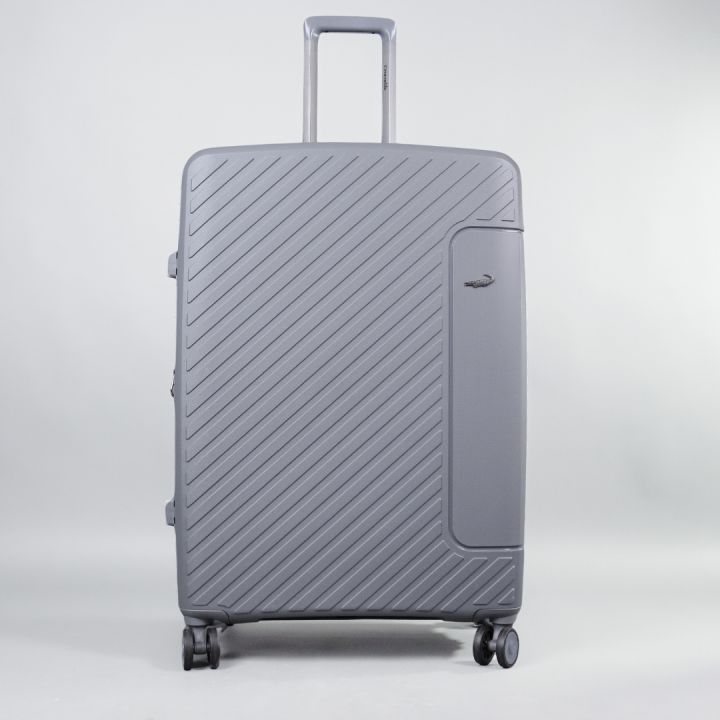 Crocodile | Large(28 Inch) | Grey | 100% Polypropylene(PP) | Expandable ...