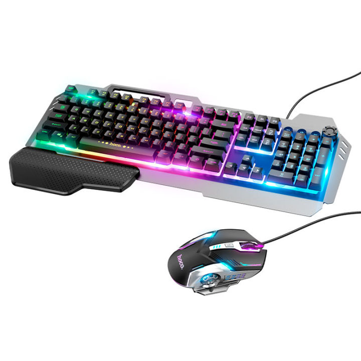 HOCO HOCO GM12 Light And Shadow RGB Gaming Keyboard And Mouse Set ...