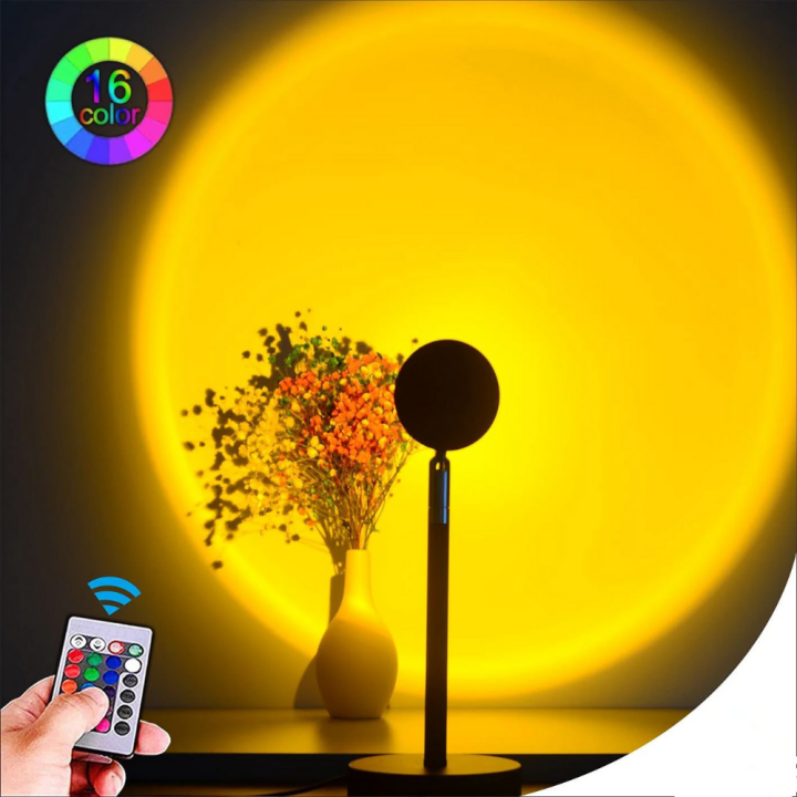 RGB Sunset Projection LED Night Lamp | Daraz.com.np