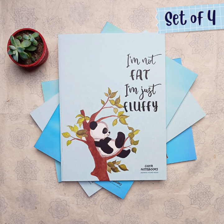 Chiya Notebooks Animal - 2 (Set of 4) (A4) | Daraz.com.np