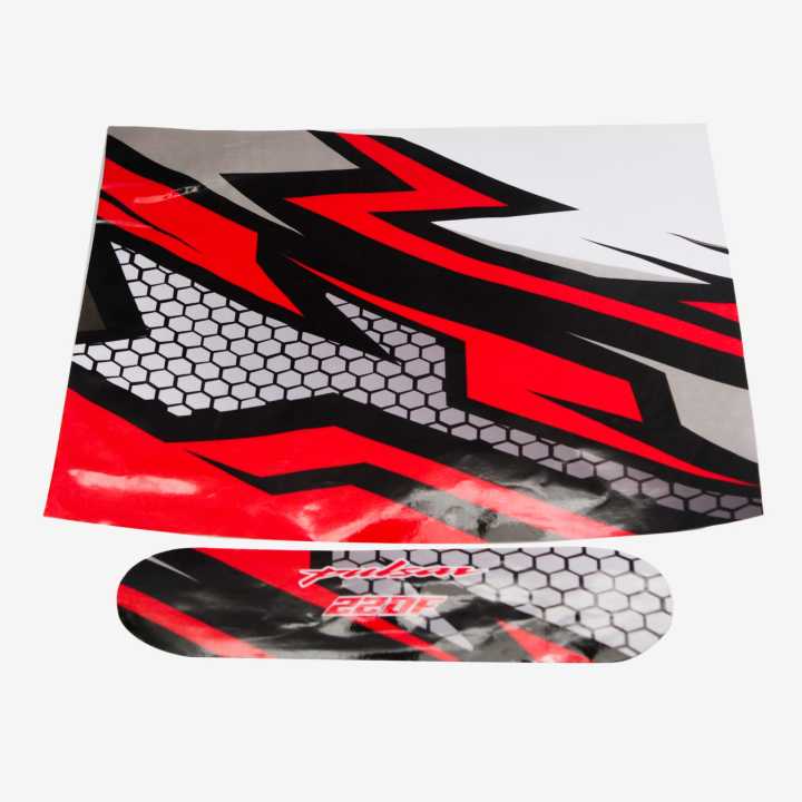 TVS Antroq Race Edition Side Visor Sticker Set | Daraz.com.np