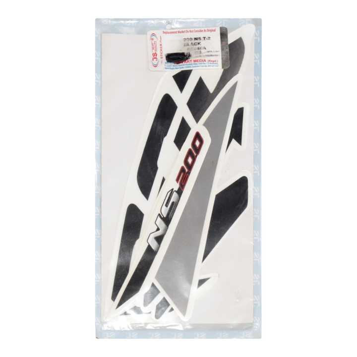 Ns 200 Full Sticker Black | Daraz.com.np