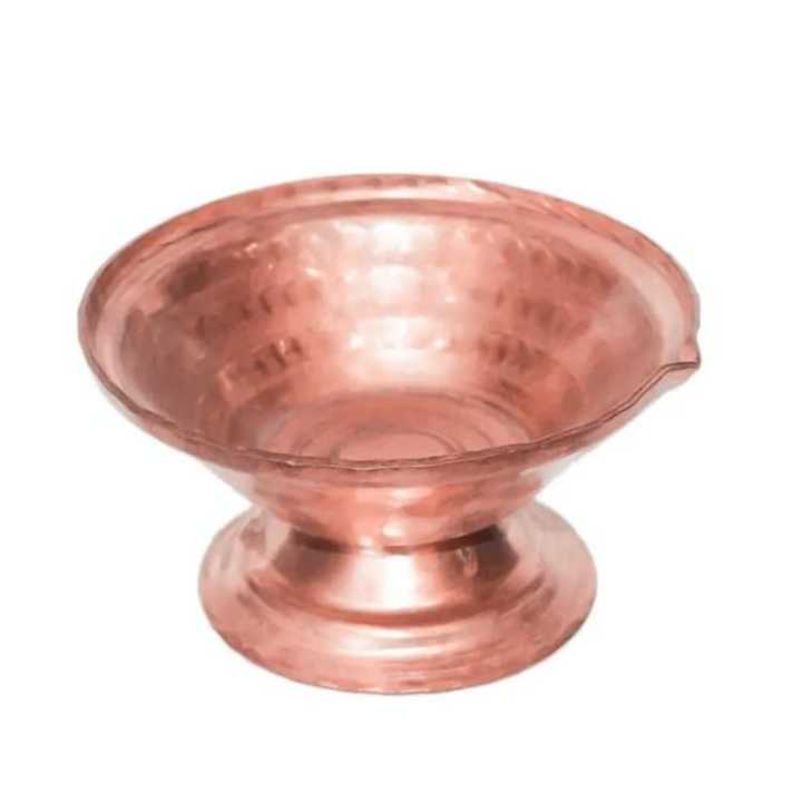 Copper Diyo with stand 7.8cms Diameter 90 Gms Tama Diyo | Daraz.com.np
