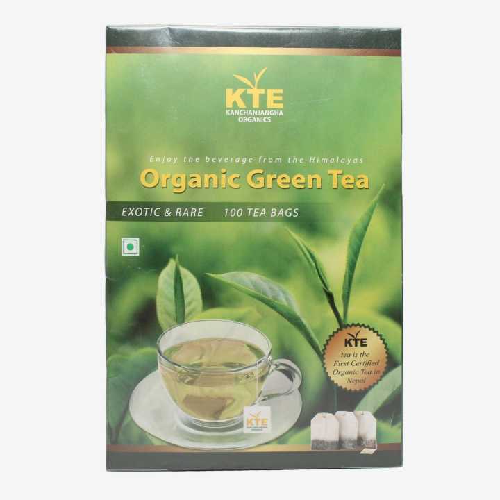 KTE Organic Green Tea 100 Tea Bags | Daraz.com.np