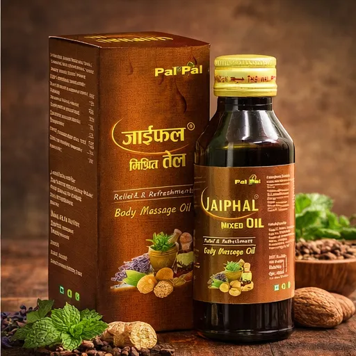 Original Pal Pal Jaiphal Massage Oil for Refreshment & Body Pain Relief ...
