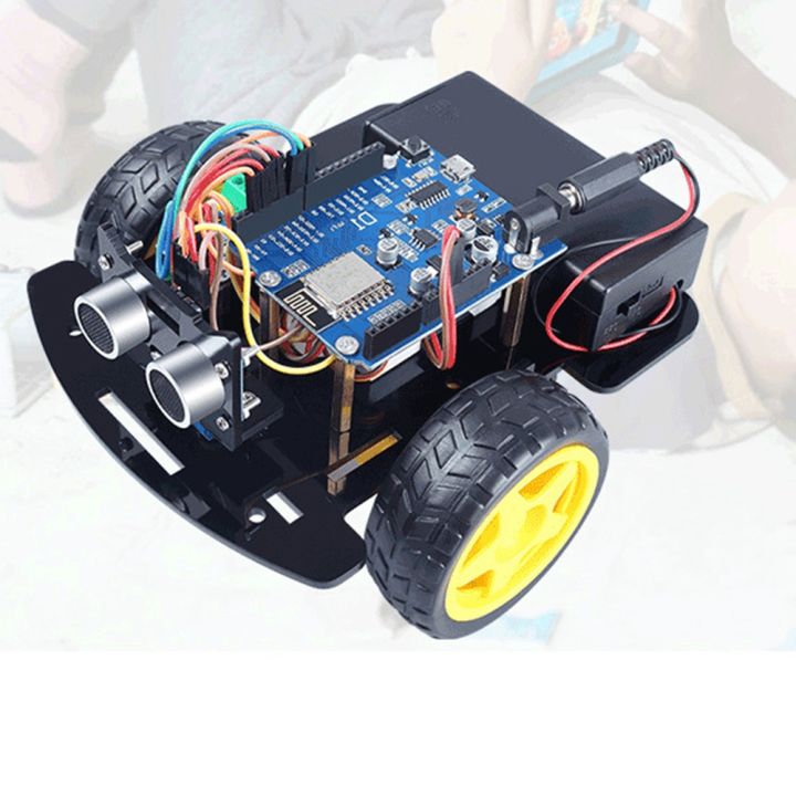 Smart Wifi Robot Car Kit for ESP8266 ESP-12E Wifi Board for Control By ...