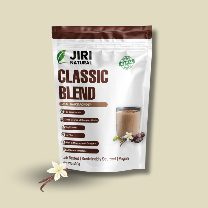 Jiri Nutrition Classic Blend Meal Shake Powder 400g Vanilla Flavor ...