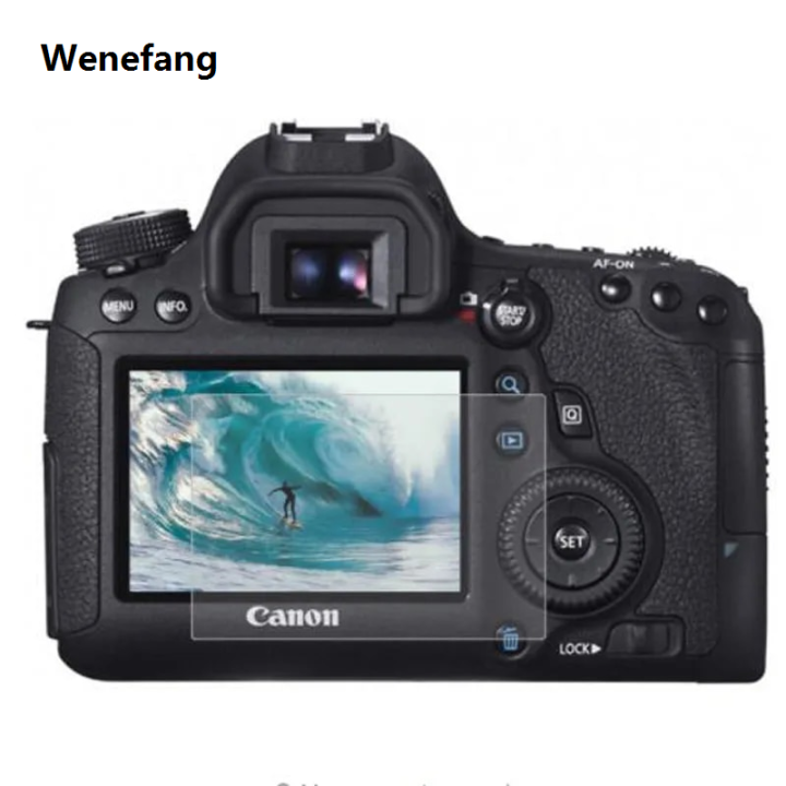 Wenefang Fashion Tempered Glass Protector Guard Cover for Canon EOS 6D ...