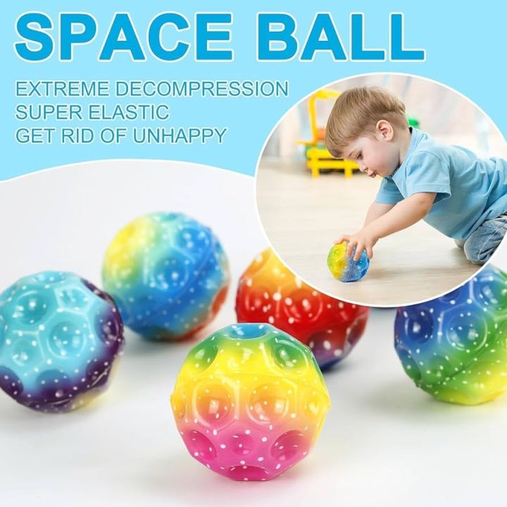 Moon Ball Space Balls High Bouncing Ball Pop Bouncing Space Ball Sports ...