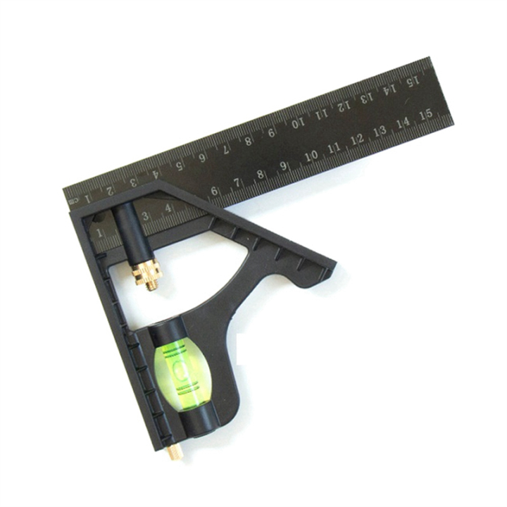 150mm Multifunctional Combined Square Ruler Movable 45-Degree Right ...