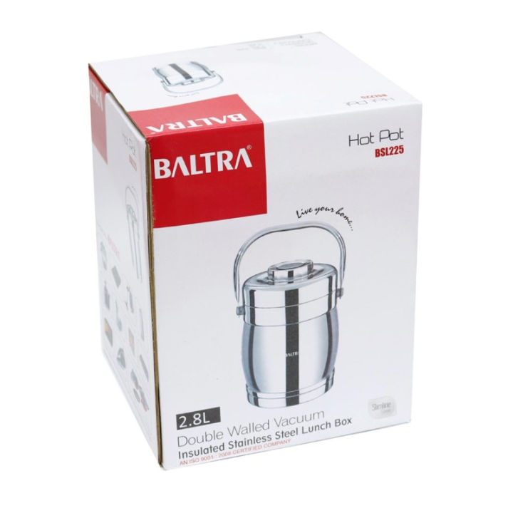 Baltra Insulated Stainless Steel Lunch Box Hot Pot 2.8L | Daraz.com.np