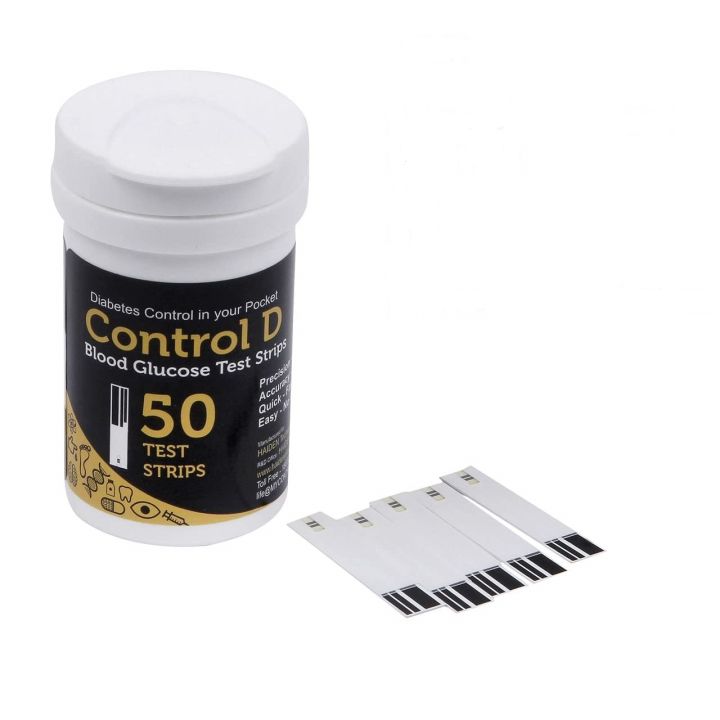 Control D Glucometer Test Strips - 50 Strips | Daraz.com.np