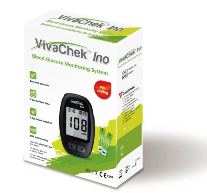 Viva Chek Blood Glucometer , Sugar / Diabetes Test Machine | Daraz.com.np