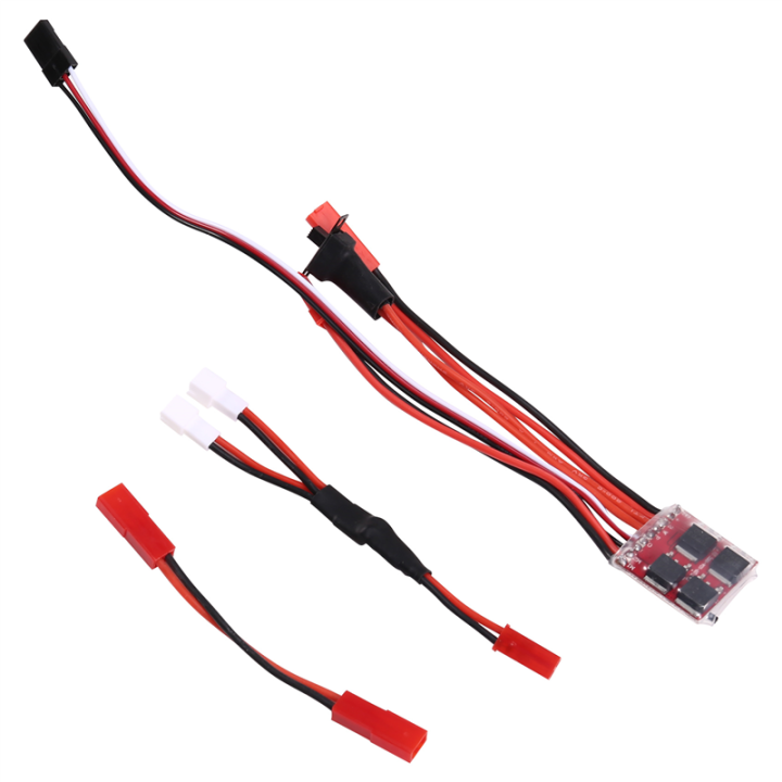 Compact 30A ESC for Brushed Motors, 4-8V with JST Wiring for Remote ...