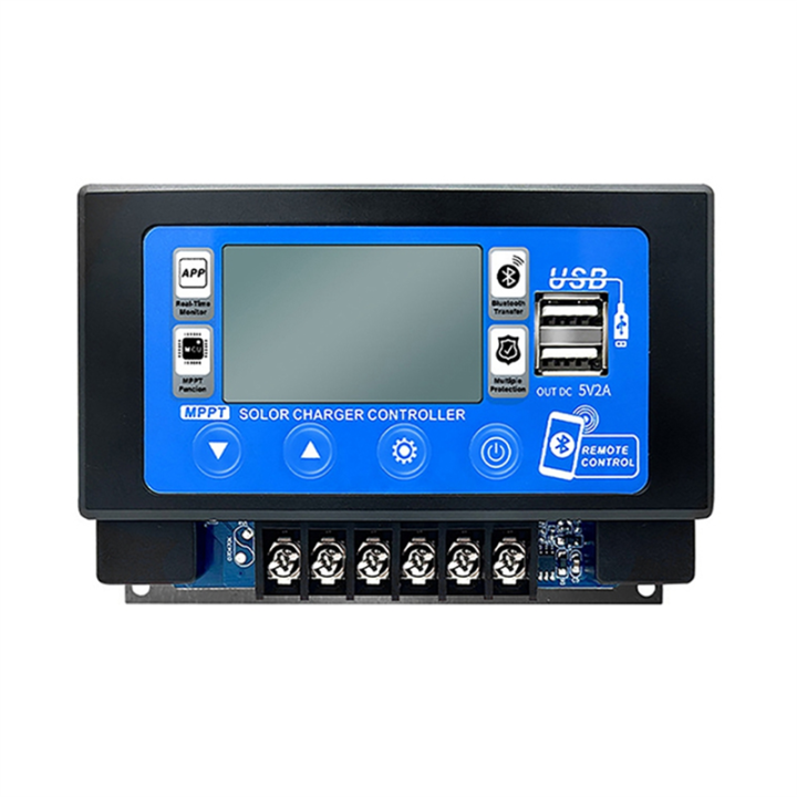 Solar Charge Controller Bluetooth 30A MPPT Controller with LCD Display ...