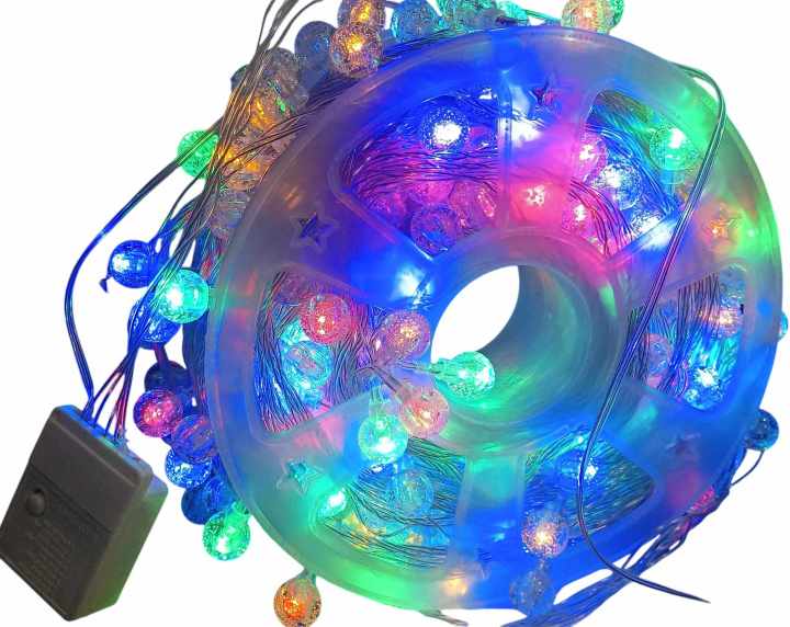 50 Meter Multi-Color Light, Multi-Functional, 8 Modes Solar Ball ...
