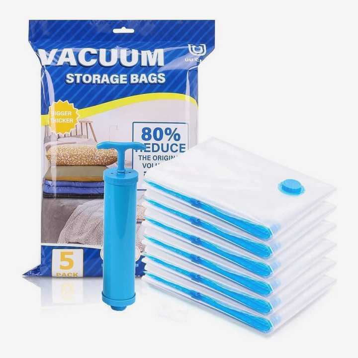 Vacuum Storage Bags 5 Pack By Virtual Shopper Nepal | Daraz.com.np