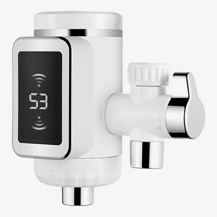 White Color Electromax Fast Heat Electric Water Heater Instant Faucet ...
