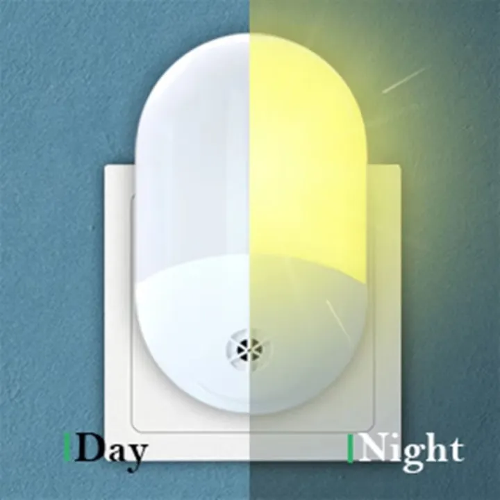 LED Dimmer With Smart Sensors LED Plug-in Night Light ABS UK Plug Baby ...