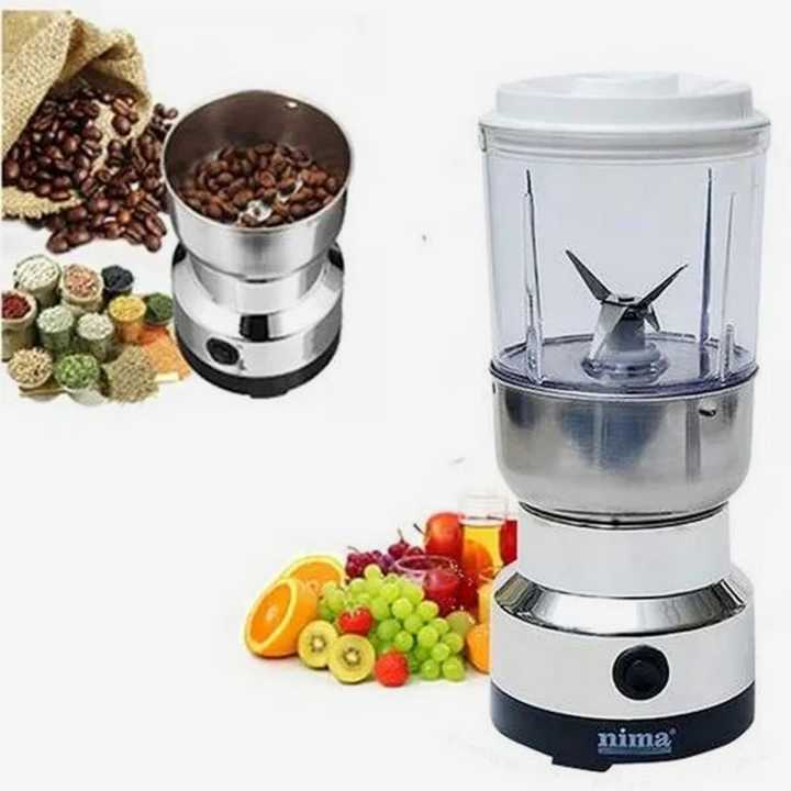 Nima Stainless Steel 2 In 1 Electric Mixer Grinder | Daraz.com.np