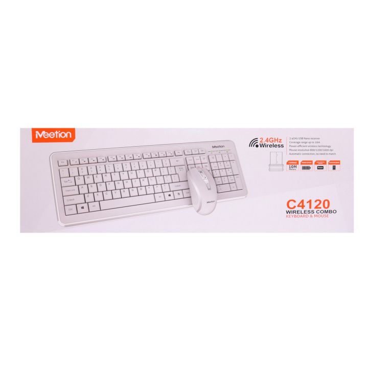 Meetion Model No. C4120 White Color Keyboard | Daraz.com.np