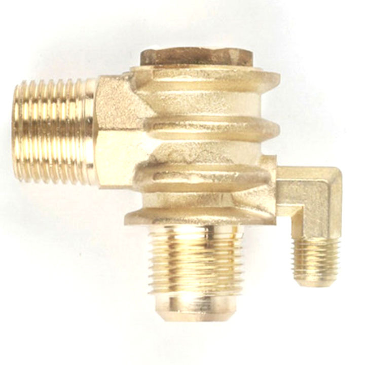 3-Port Check Valves One Way Male-Threaded Workshop Air Compressor 20*19 ...