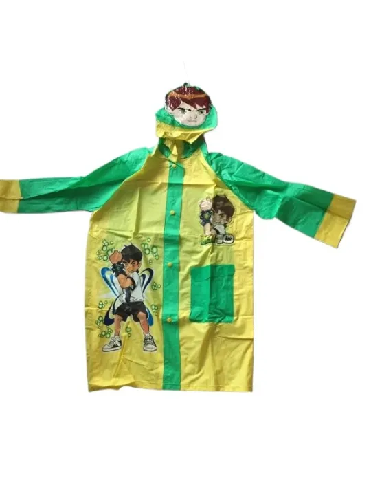 Ben Ten Raincoat | Kids Raincoat | M, L, XL, XXL HiQuality New | Daraz ...