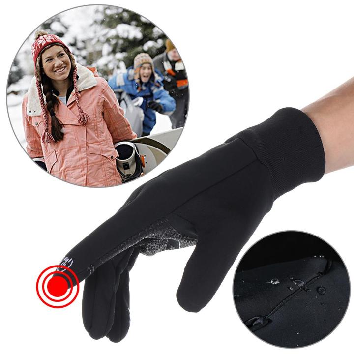 Unisex Non-slip Thermal Windproof Touchscreen Gloves Water-Resistant ...