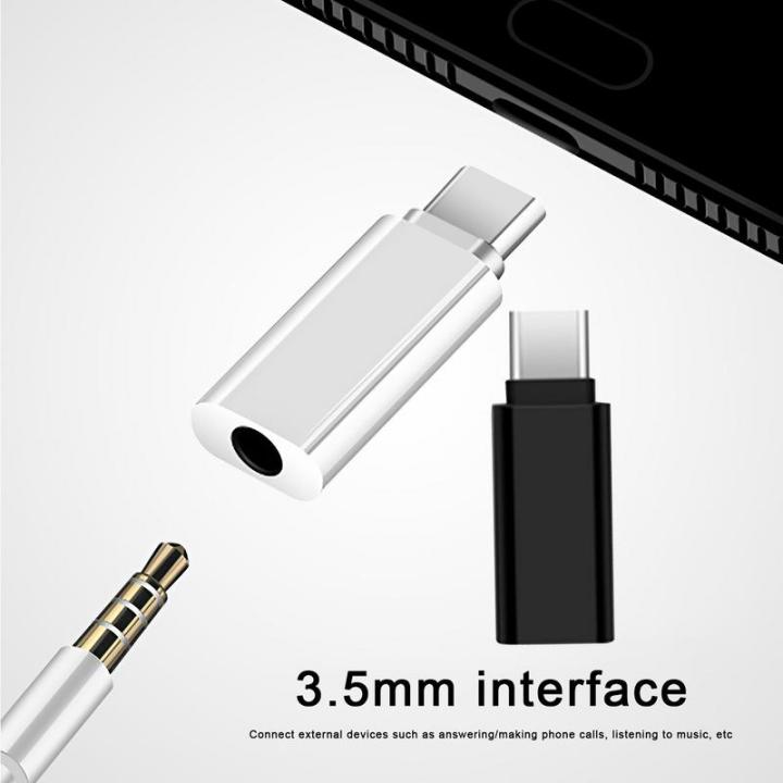 USB Type C 3.5 Jack Earphone Adapter USB C To 3.5mm Headphones AUX Audio Adapter Cable For ...