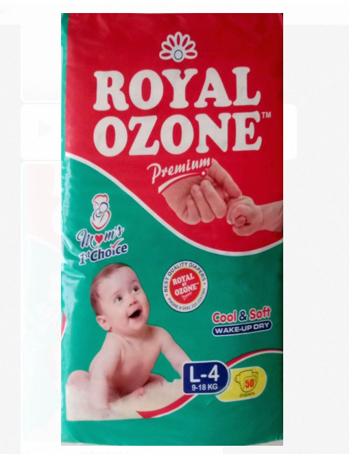 Royal Ozone Diaper Comfortable for baby Large size 50 pieces | Daraz.com.np