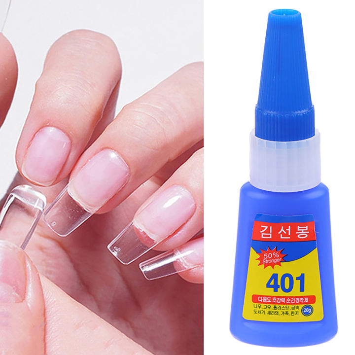 12g Super Strong Glue For Fake Nails Decoration Rhinestone False Tips ...