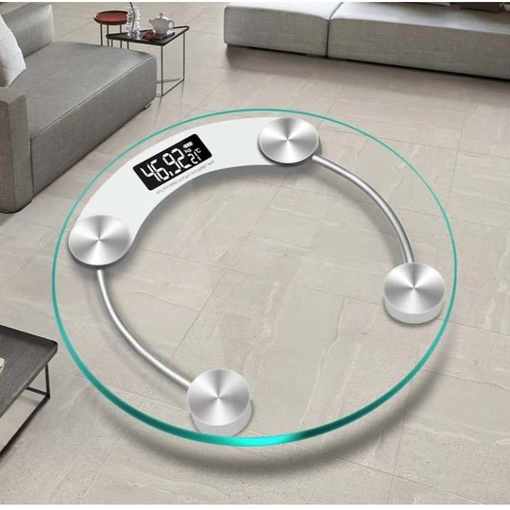 Glass High Accuracy LCD Electronic Digital Body Weight Weighing Scale ...