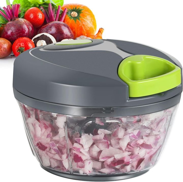Handy Chopper | Manual Vegetable and Food Cutter with Stainless Steel ...
