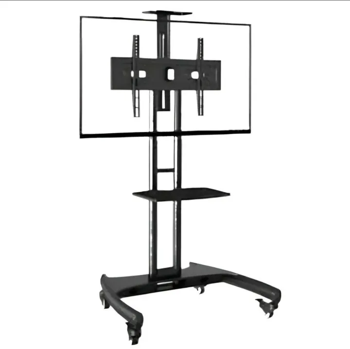 Professional Portable TV Cart Height Adjustable - 32 to 65 Inch Mobile ...