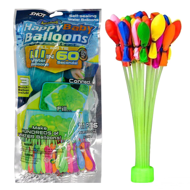 Bunch Of Ballons Style Neon Water Balloons (100+Pcs) | Daraz.com.np