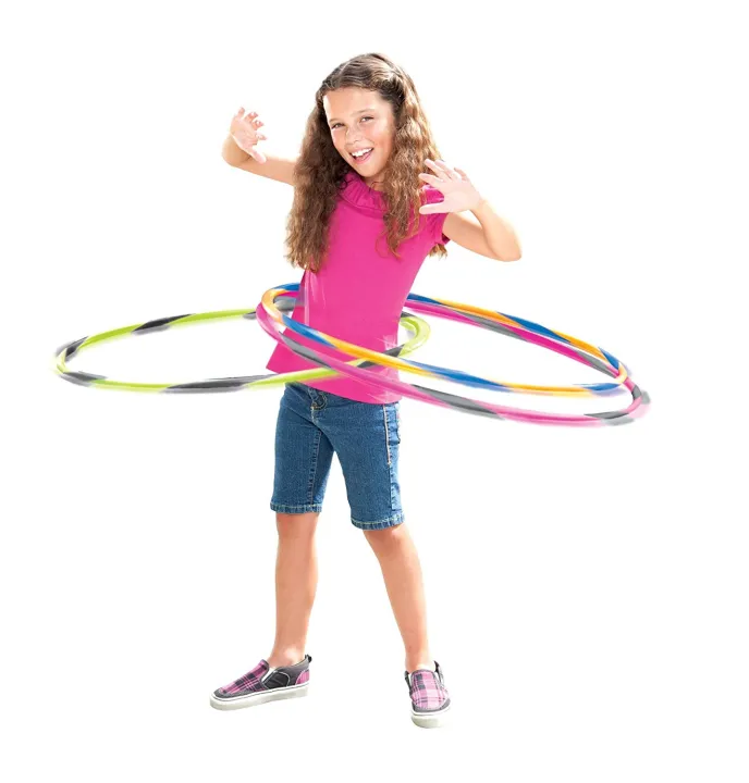 Zig-Zag Shape 8 Piece Hula Hoop Ring For Kids And Adults Size ...