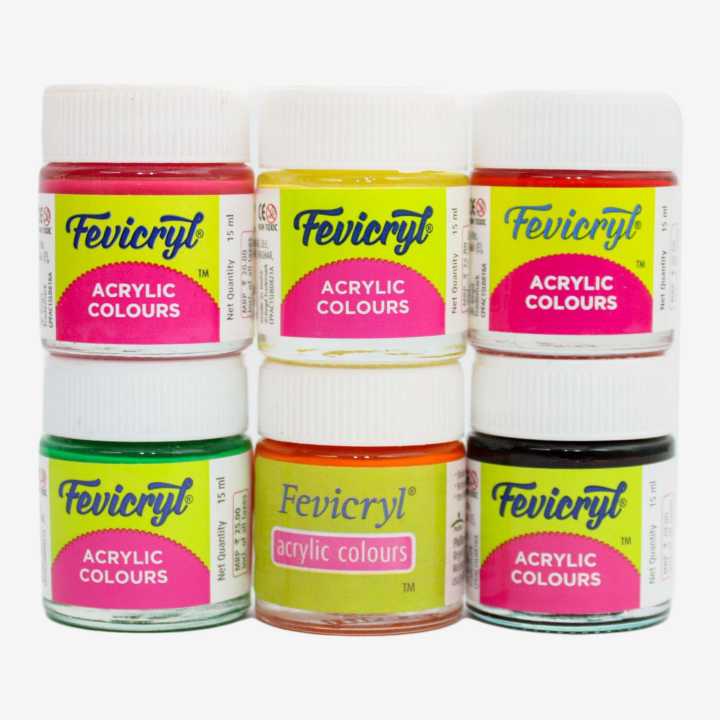 Fevicryl Acrylic Pidilite Color Set Of 10 Colors | Daraz.com.np