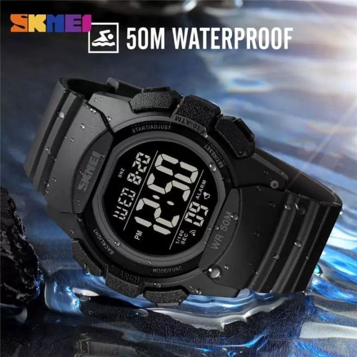 SKMEI 1771 LED Light Display Electronic Military Countdown Sport Watch ...