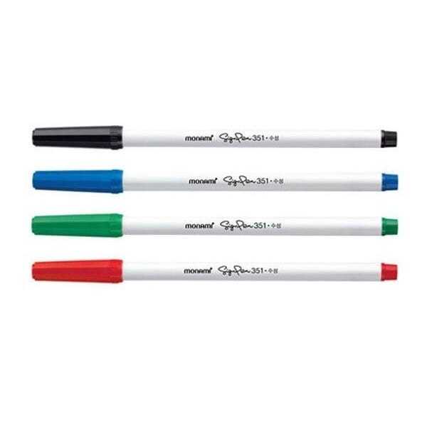 Monami Sign Pen 351 Non Permanent Markers 12 Pcs | Daraz.com.np