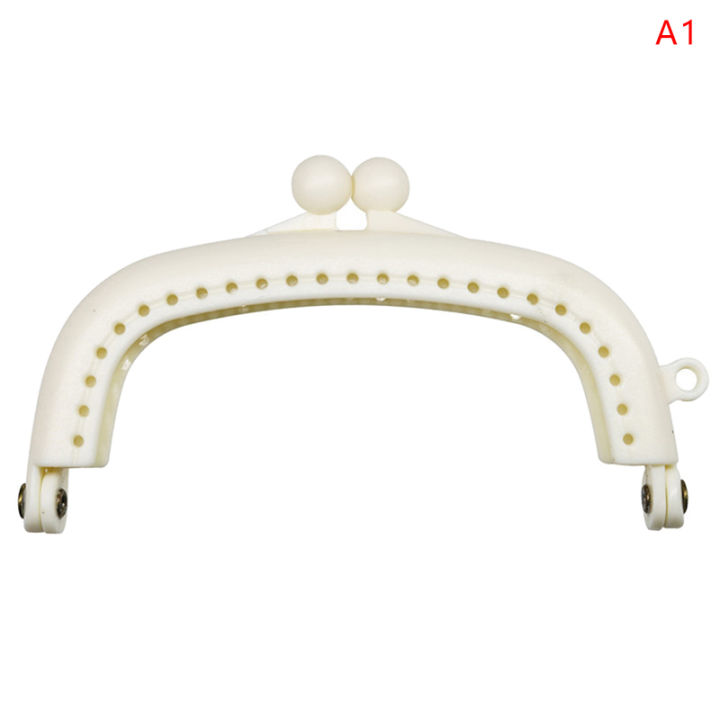 8.5cm Arc Plastic Purse Frame Handle for Clutch Bag Handbag Accessories ...
