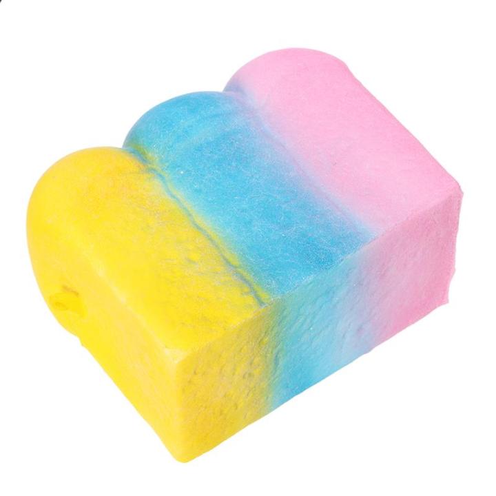 Squishy Rainbow Toast Loaf Bread Toy | Daraz.com.np