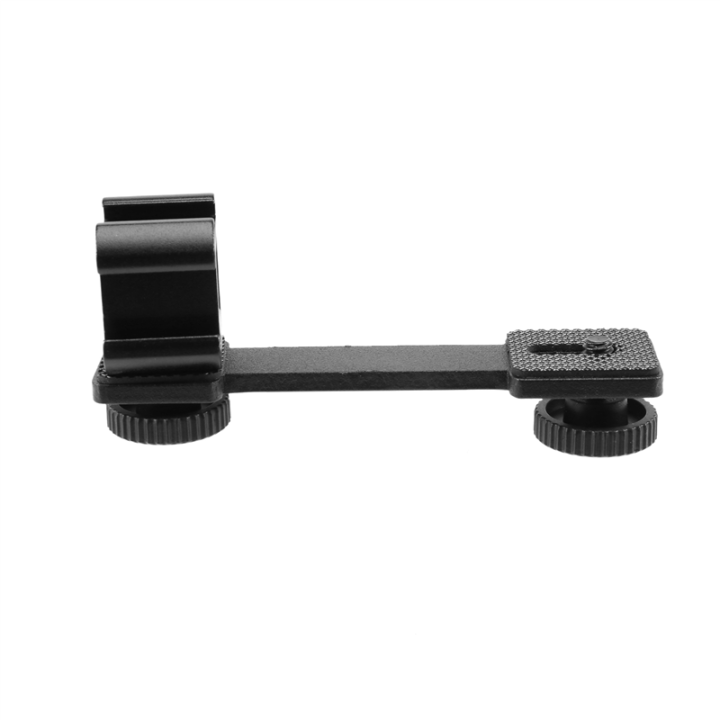 Triple Cold Shoe Mount Universal Extension Bracket Holder Adapter for ...