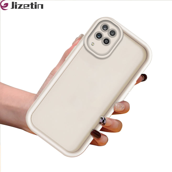 Jizetin for Samsung A12 A12 5G M12 Back Cover Classical Color Ladder ...