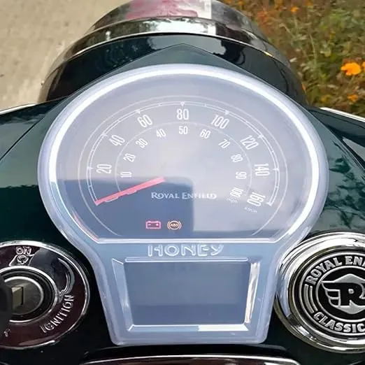 Royal Enfield Reborn Classic 350 Dashboard Screen Protector Speedometer ...