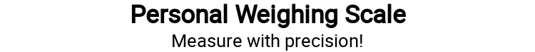 Personal Weighing Scale Weight Machine For Body Weight Measurement ...